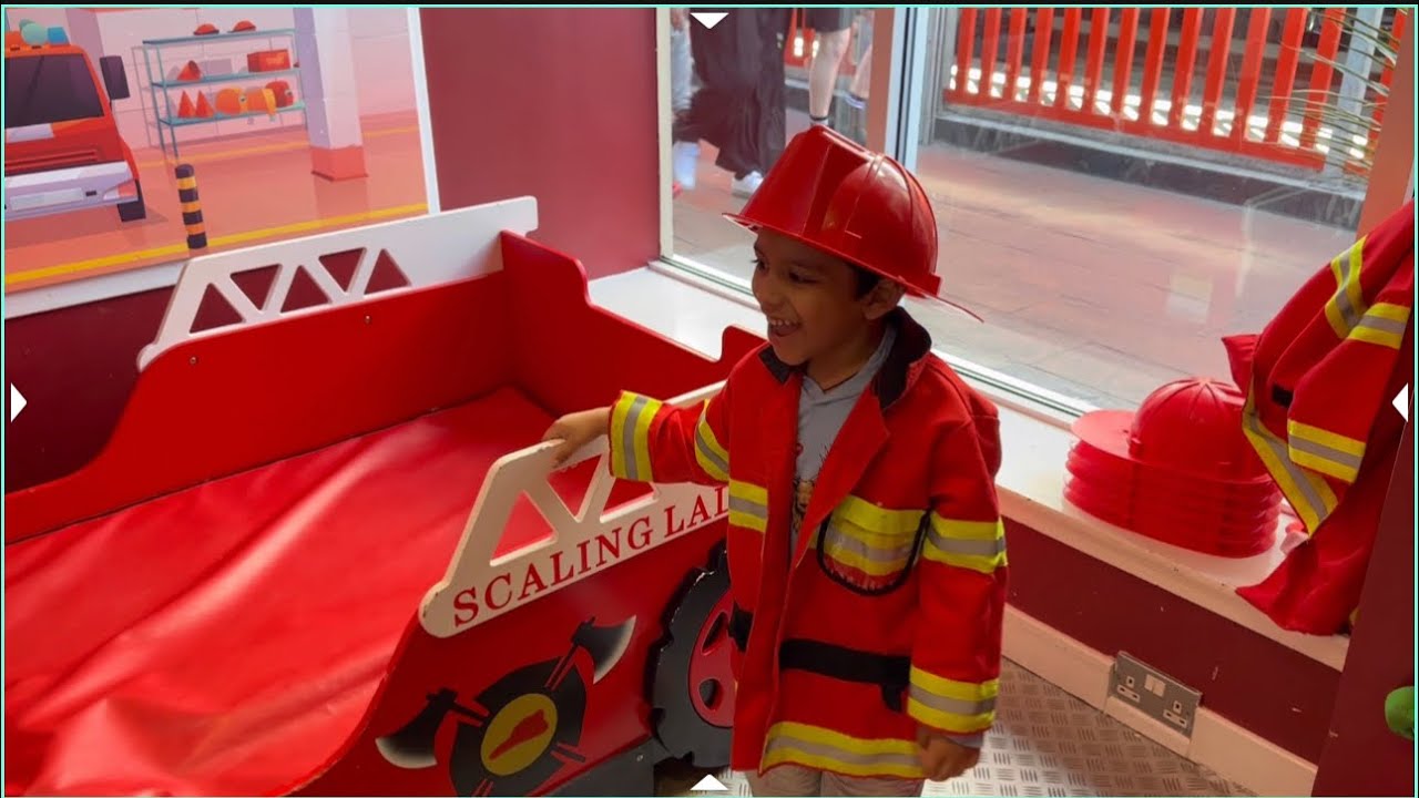Firetruck & Fireman| huge Slide fun| Pirates castle fun|baby fun at ...