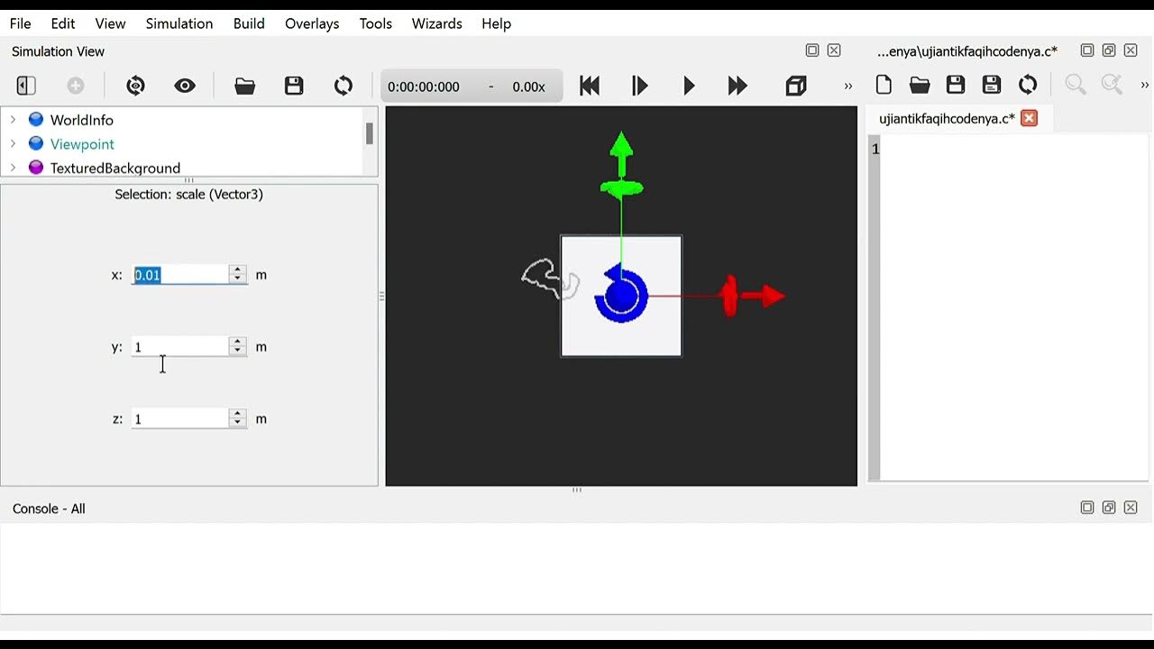 Tutorial bikin robot line follower di webots (ujian tik) - YouTube