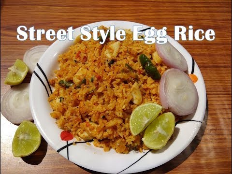 Egg Rice Street style | simple egg rice | how to make egg rice - YouTube