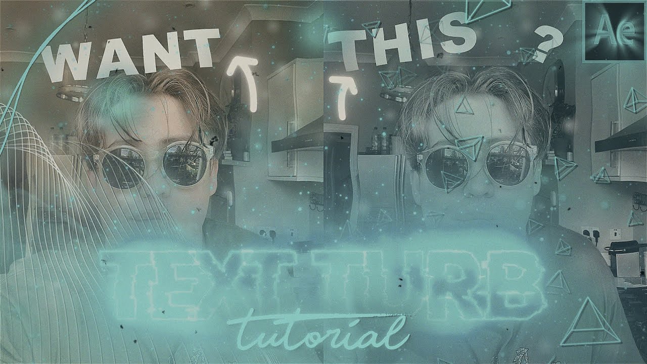 turb text || after effects - YouTube