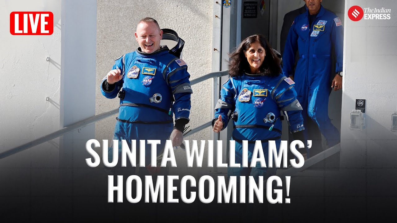 Sunita William's Earth Return LIVE: NASA SpaceX Crew-9 Brings Back ...