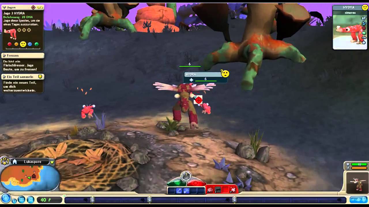 Let's Play Spore Episode #002 [Land! Wir kommen!] - YouTube