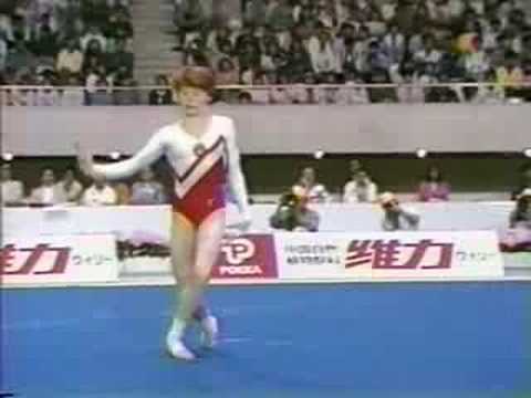 Elena Shevchenko - 1987 World Sports Fair - FX 9.95 - YouTube