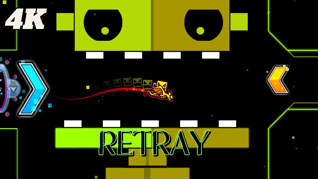 RETRAY 100% 4K 60fps(Geometry Dash) - YouTube