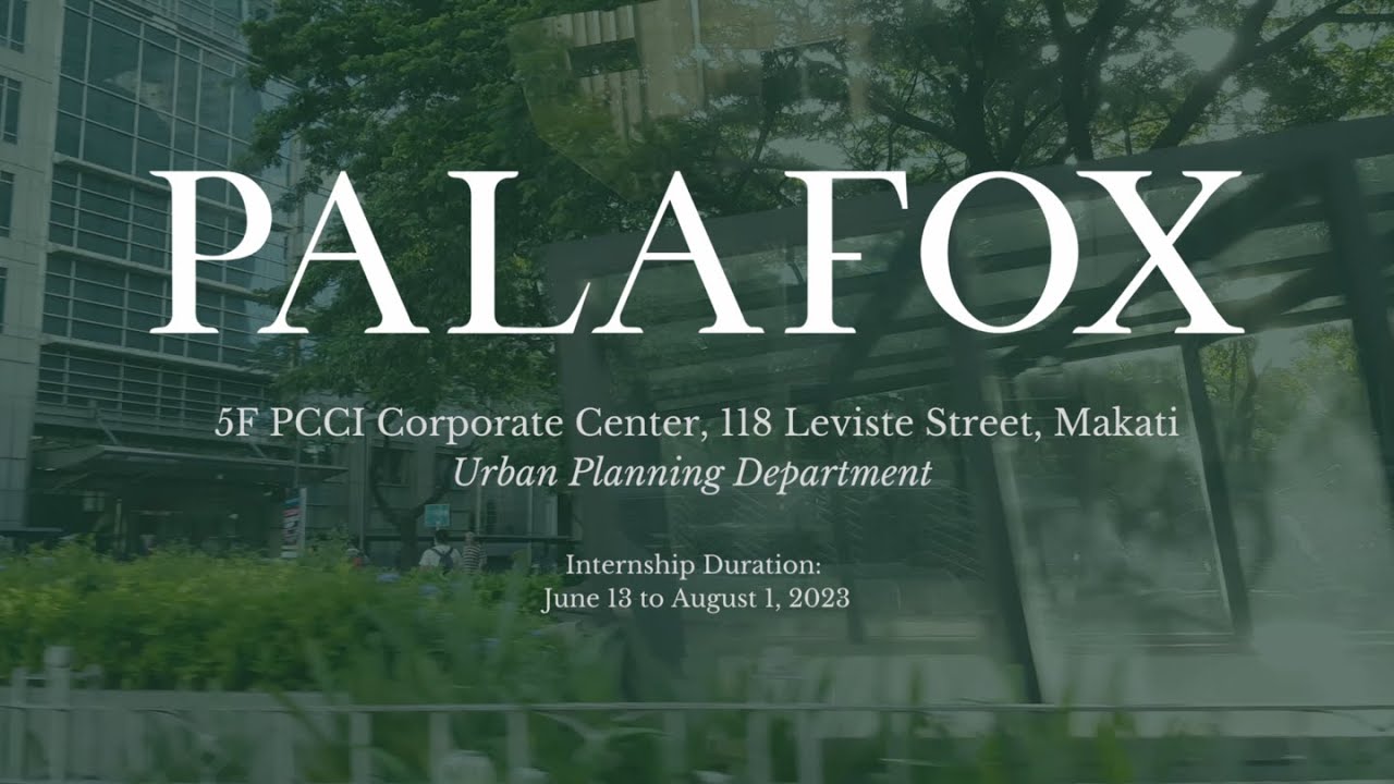 Internship Experience at Palafox Associates - YouTube