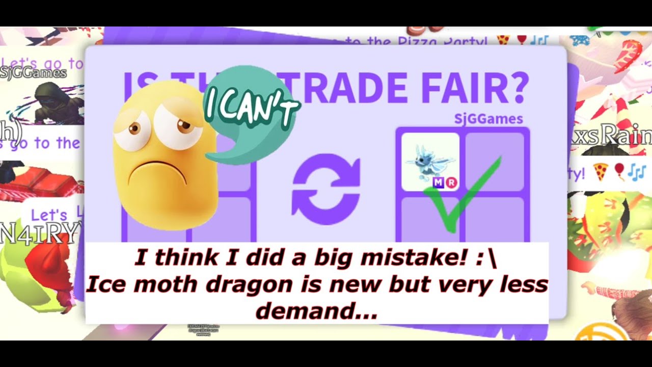 THEY ACCEPTED & I DECLINED MEGA ICE MOTH DRAGON! 😱😭 *BIGGEST MISTAKE* 😡 ...