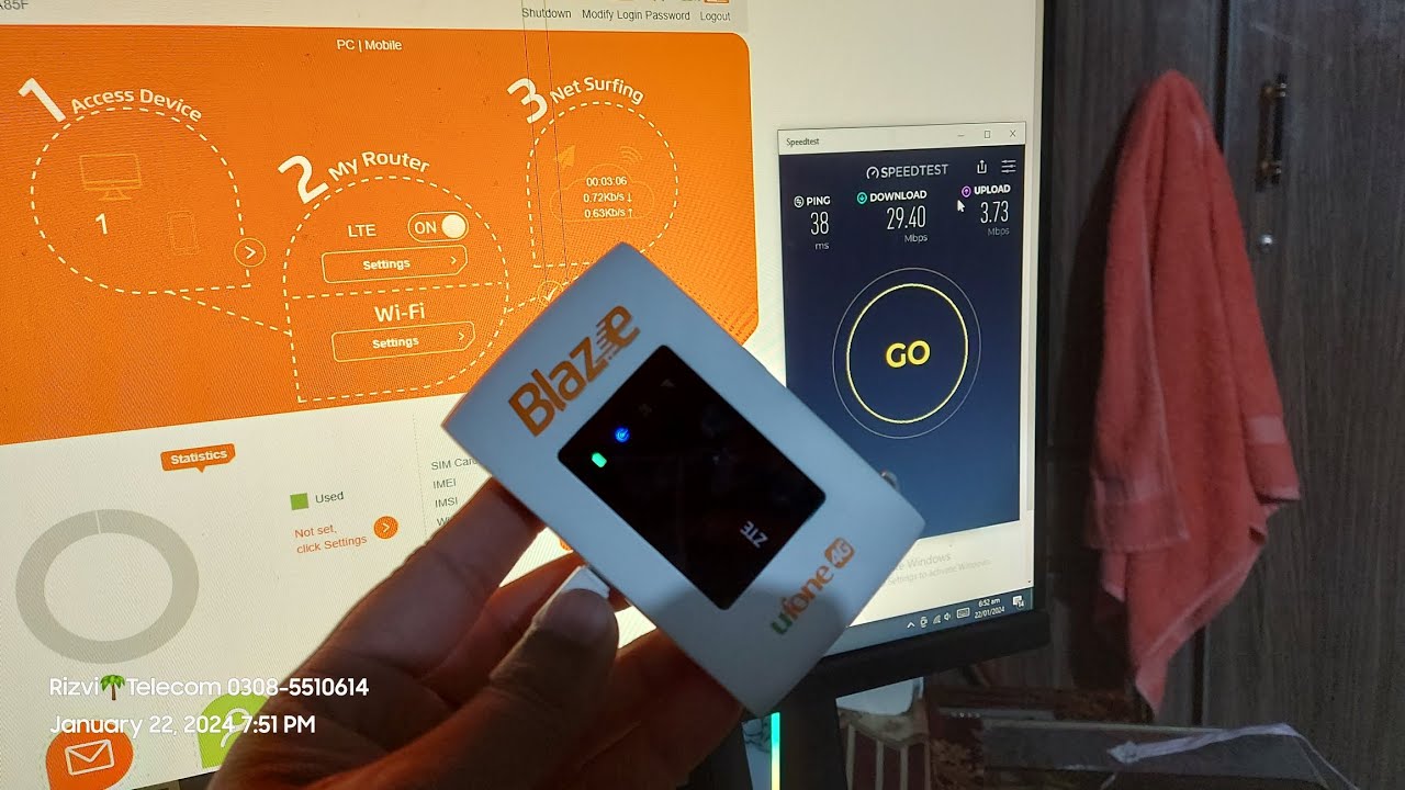 Ufone Blaze 4G With Huawei Shape Antenna Signal Booster Dispatched 🚚 To ...