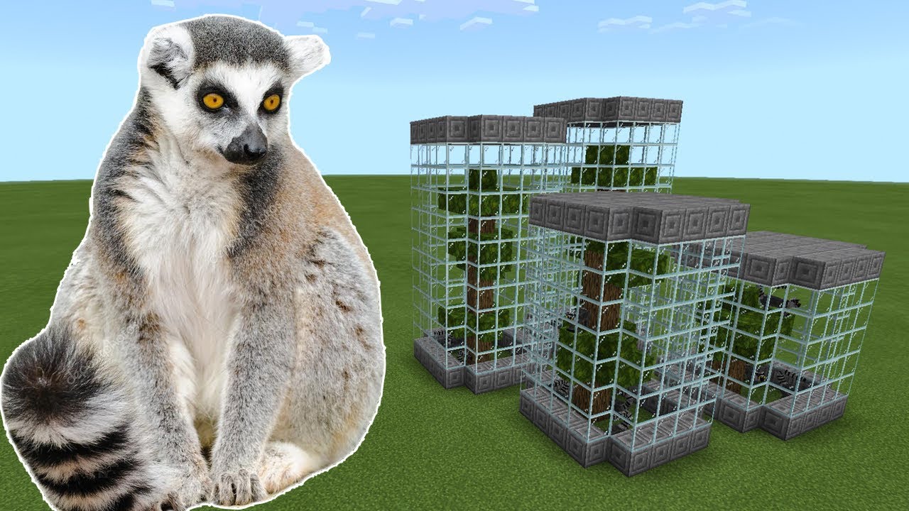 How To Make a LEMUR FARM in Minecraft PE - YouTube