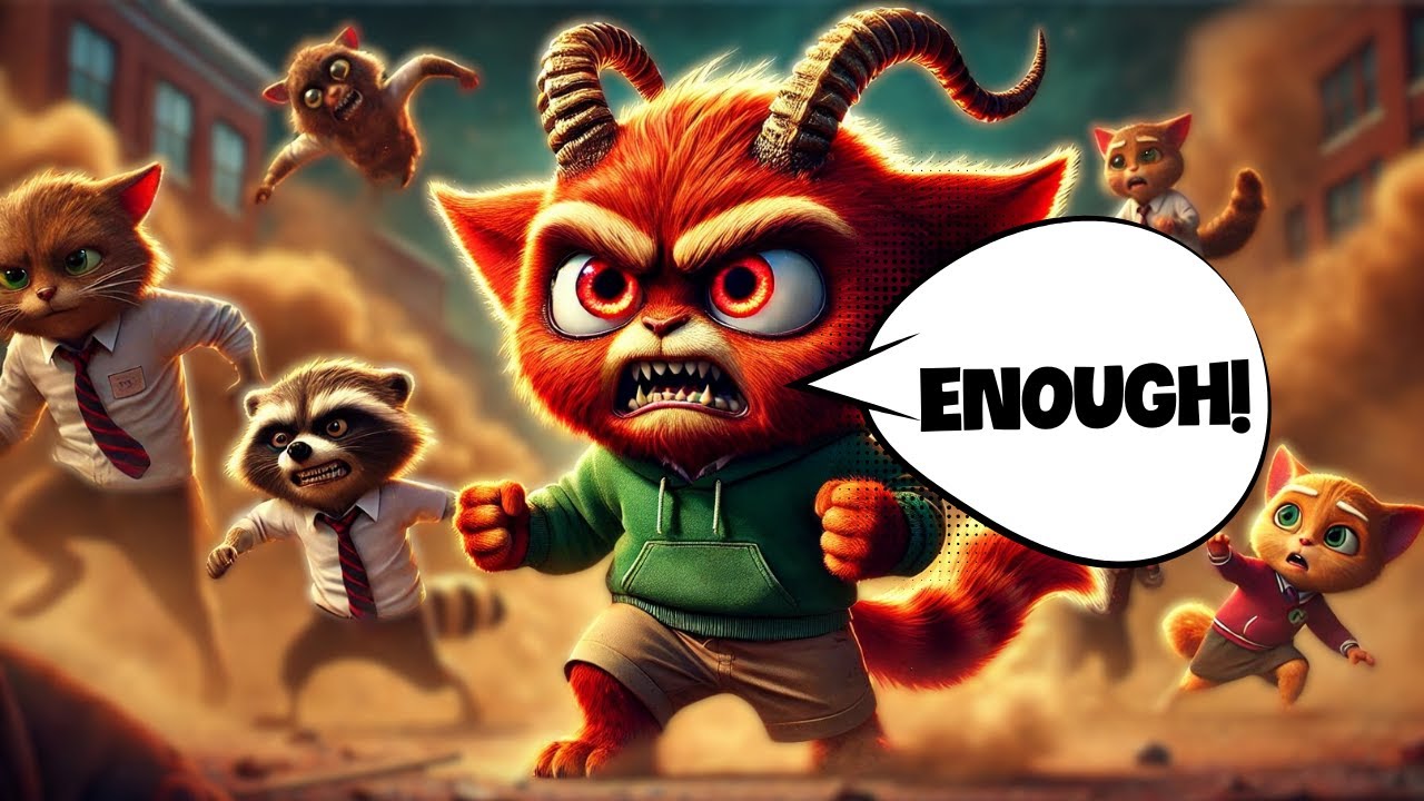 Evil Boys Bullied a Demon Kitten… Until He Saved Them All! - YouTube