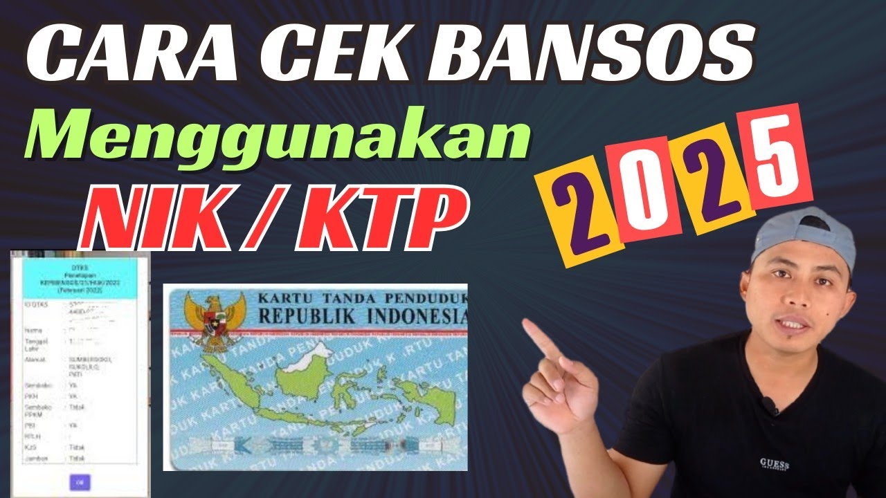 Cara Cek Bansos Menggunakan NIK Terbaru 2025 | Cek Bansos PKH BPNT ...