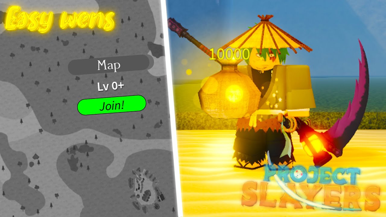 FASTEST WAY TO GET WEN IN MAP 1 [Project Slayers] - YouTube