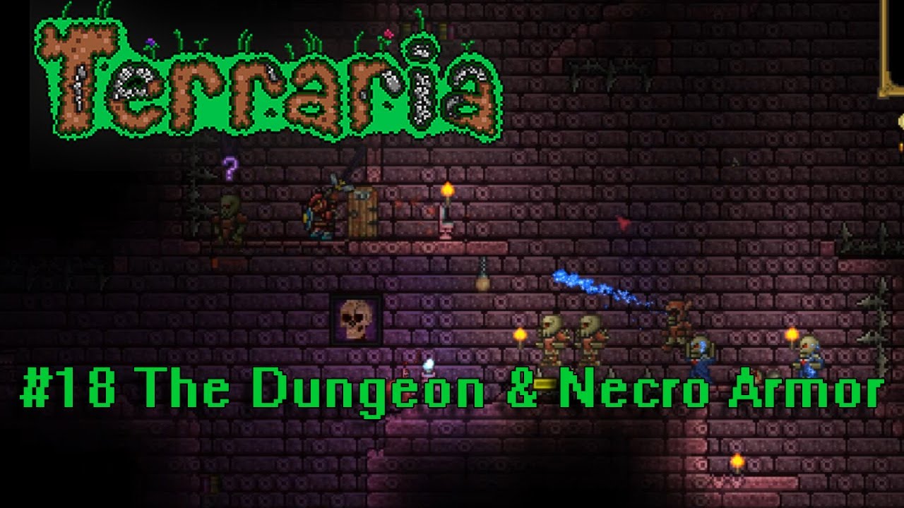 The Dungeon & Necro Armor (Best pre- Hardmode Ranger Armor) / Terraria ...