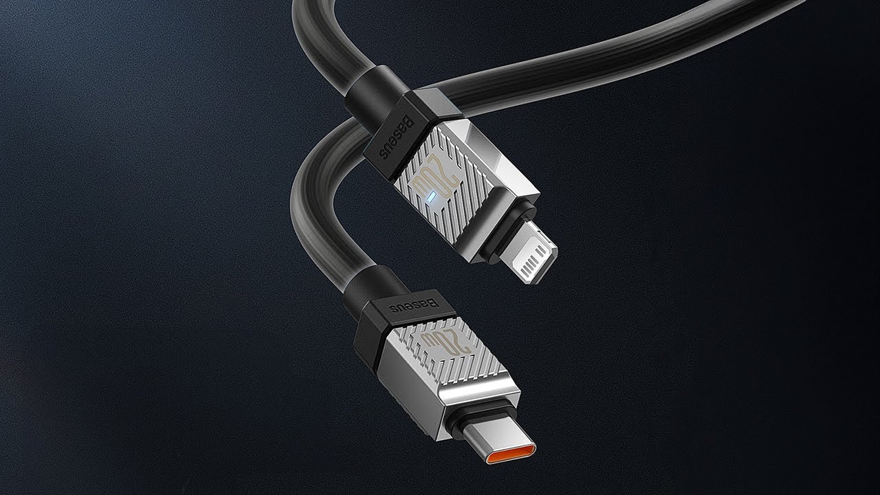 Baseus CoolPlay Series Fast Charging Cable Type-C to iP 20W 1-2m - YouTube