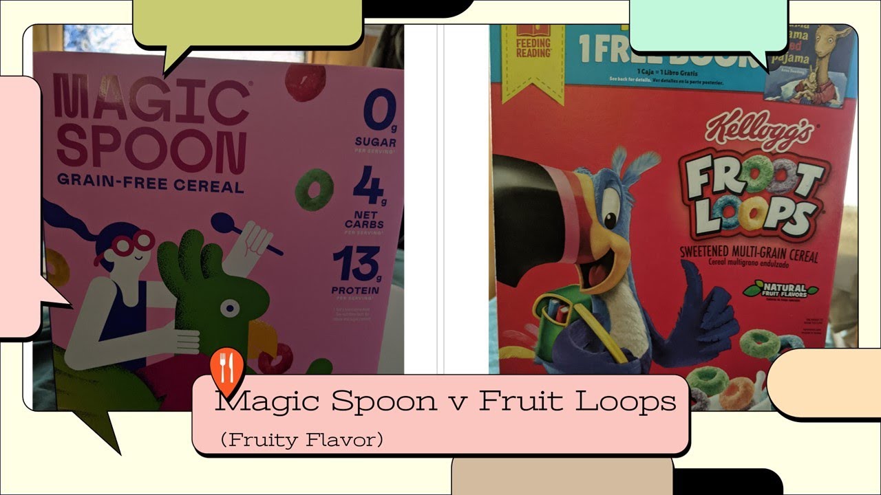 A Random Taste Test- Magic Spoon vs. Fruit Loops - YouTube