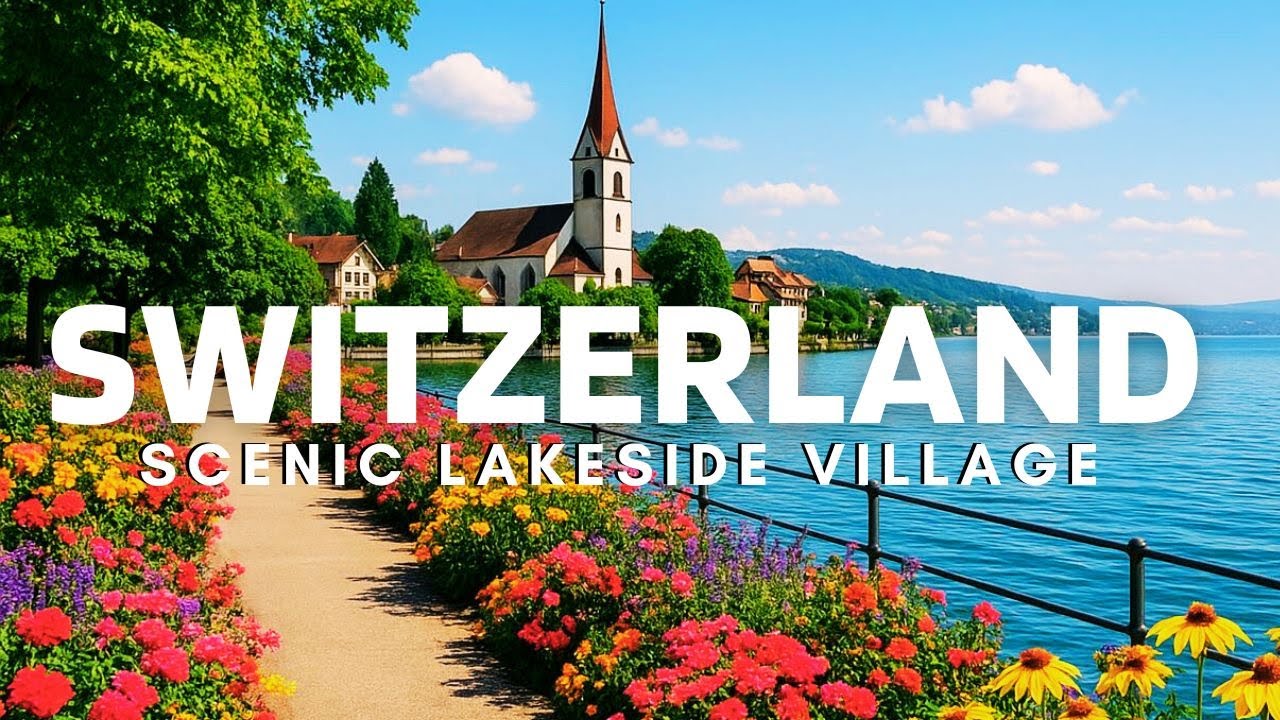 Switzerland Horgen Walking Tour | Old Town & Scenic Lake Views - YouTube