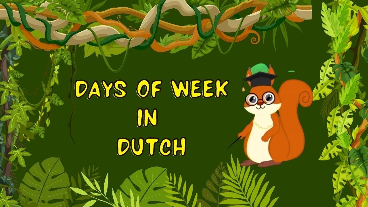 Dagen van de week leren 📅 Leer met Meester Snoezel 👨‍🎓🧠 - YouTube