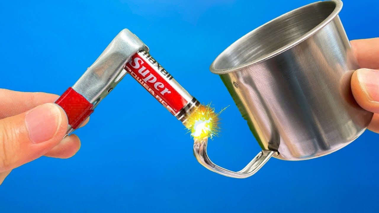 Millions of people don't know this! How to turn a pencil into a mini Welding Machine |Holic ...