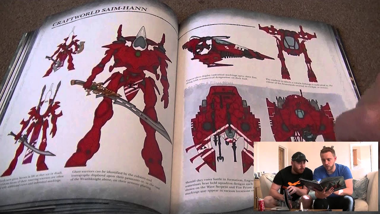 Warhammer 40k Eldar Codex Review Part One Codex Artwork & Forging The ...