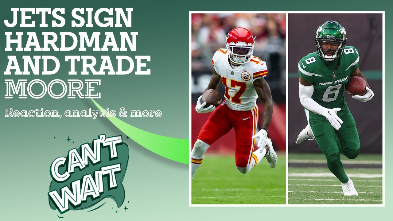 Jets sign Mecole Hardman, trade Elijah Moore to Browns - YouTube