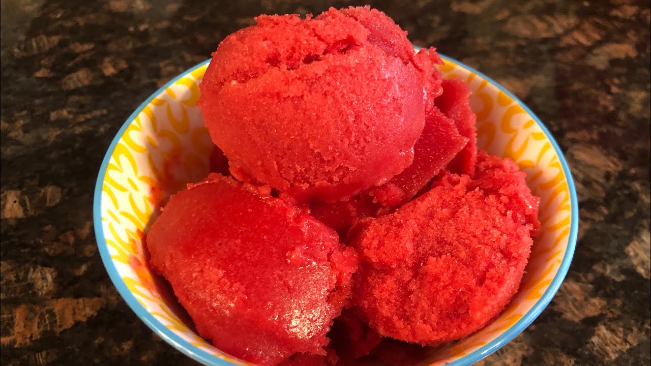 Frozen Raspberry Ice Cream | Perfect Summer Treat - YouTube