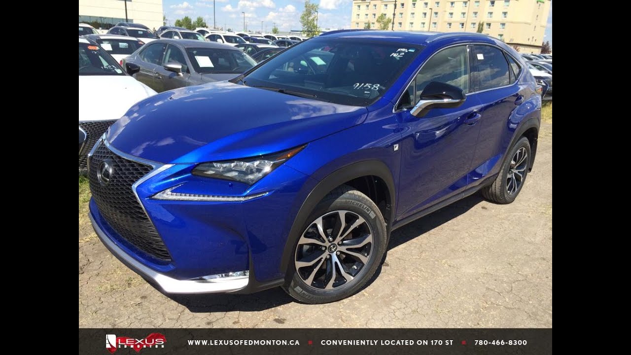 New Blue 2015 Lexus NX 200t AWD F Sport Series 2 Review | South ...