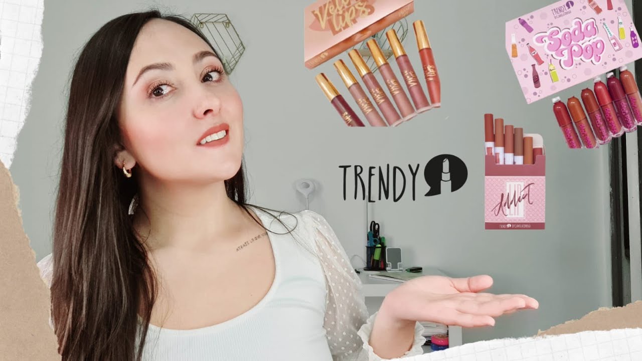 COMPARACIÓN DE LABIALES DE TRENDY - YouTube