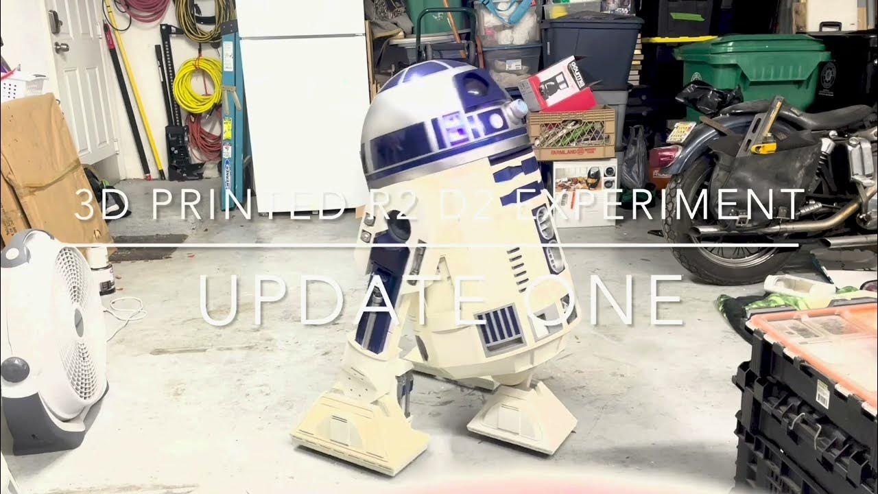 3D Printed R2-D2 Experiment Update One - YouTube