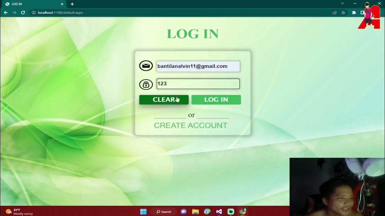 ASP.NET Simple Signup and Login with Session - YouTube