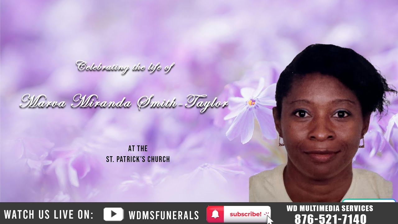 Marva Miranda Smith-Taylor Funeral Service - YouTube