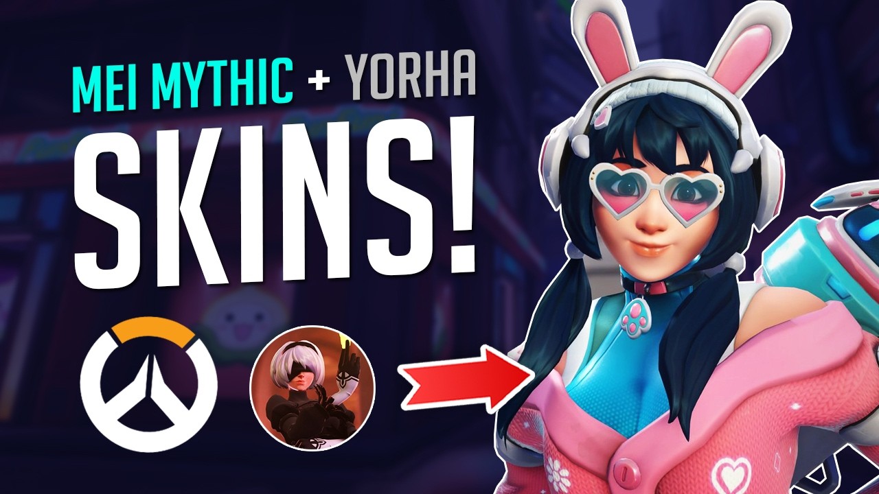 OVERWATCH SKINS | MYTHIC MEI HOP ONLINE SKIN + PROJECT YORHA SKINS ...
