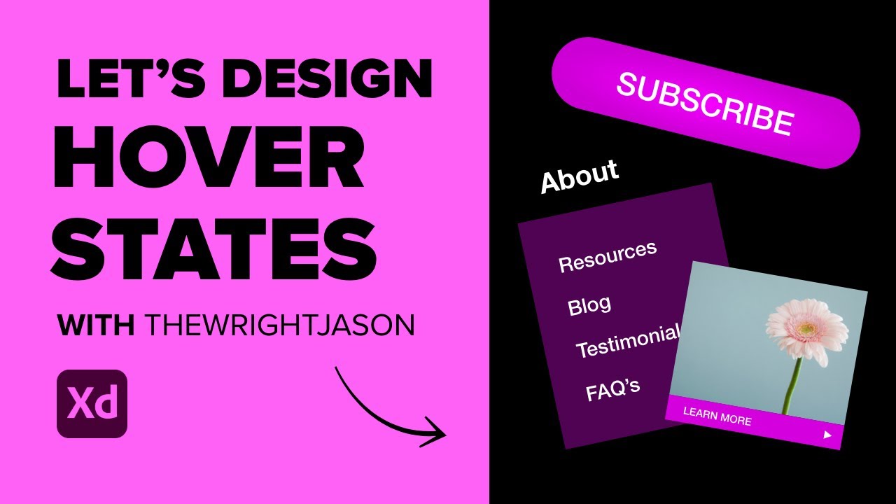 Creating a Hover State in Adobe XD - YouTube