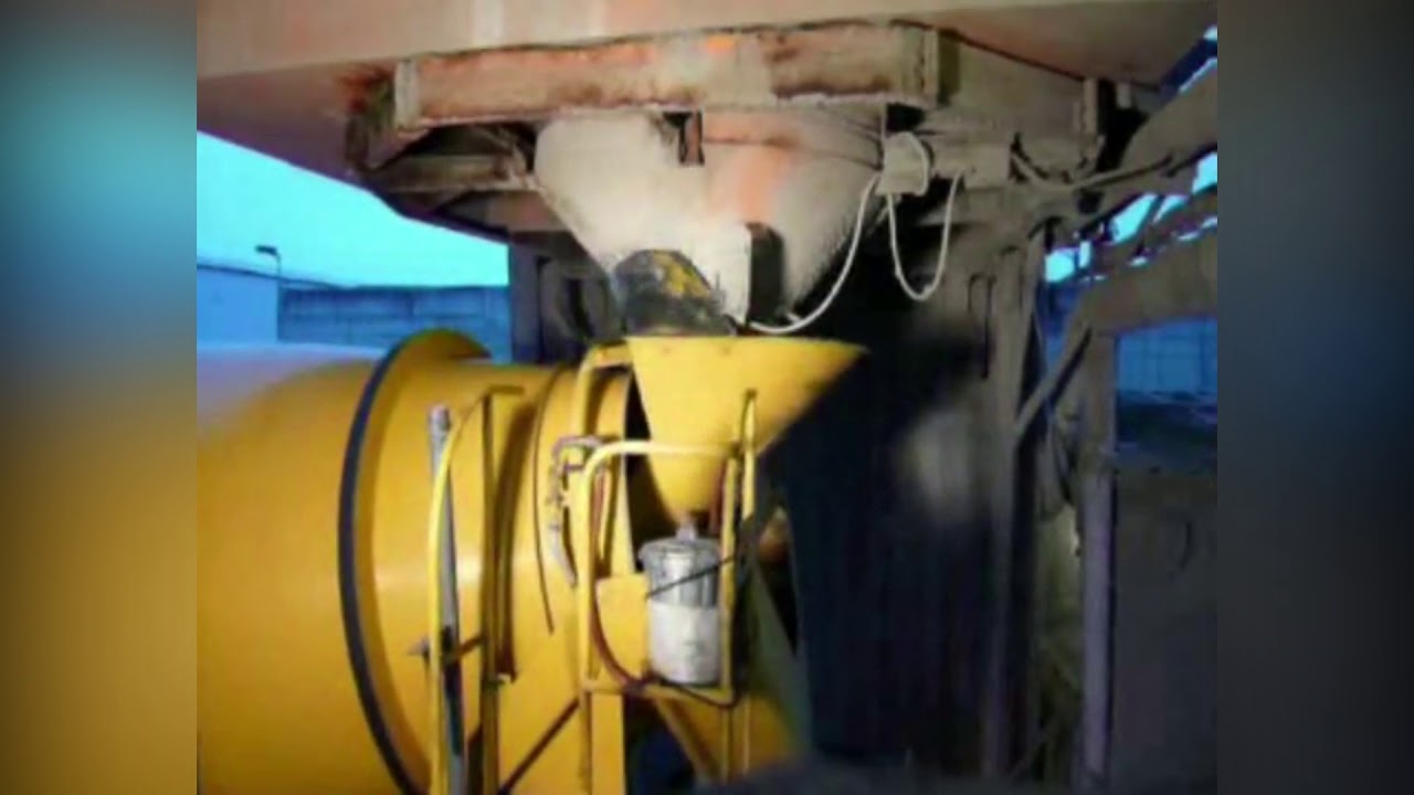 Discharging: TruckFlex Truckmixer Charge Chute - YouTube
