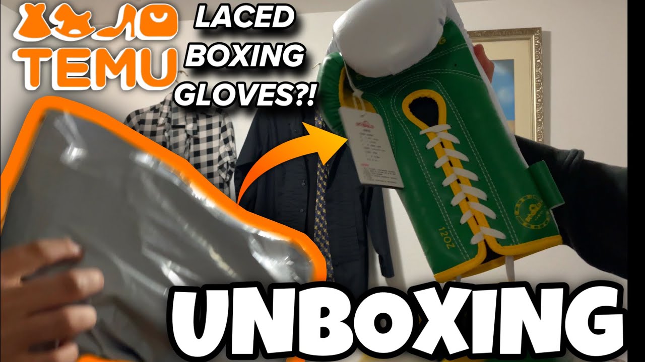 BoxBully Lace Boxing Gloves Unboxing FROM TEMU?!?! - YouTube