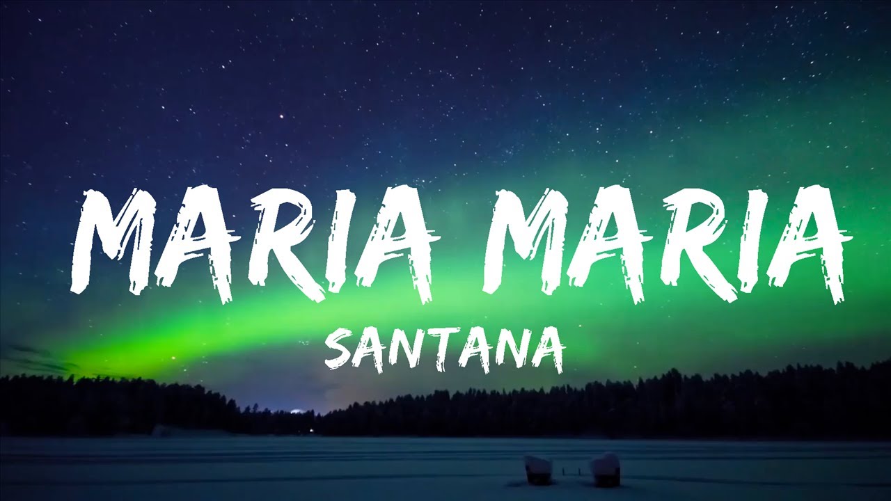 Playlist || Santana - Maria Maria (Lyrics) (Sped Up) || Vibe Song - YouTube