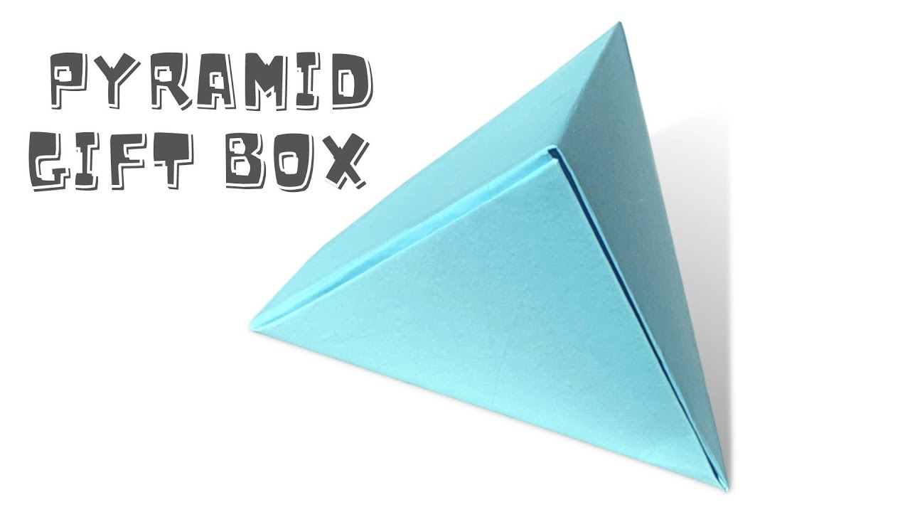 Origami Gift Box with one piece of A4 paper - How To Make A Triangle ...
