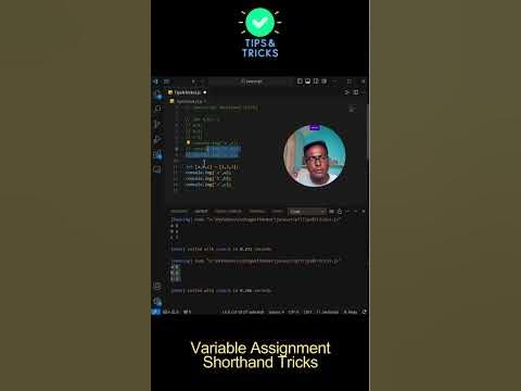 Javascript Tips and Tricks #3 | Variable Assignment Shorthand #javascript #javascriptdev #coding ...