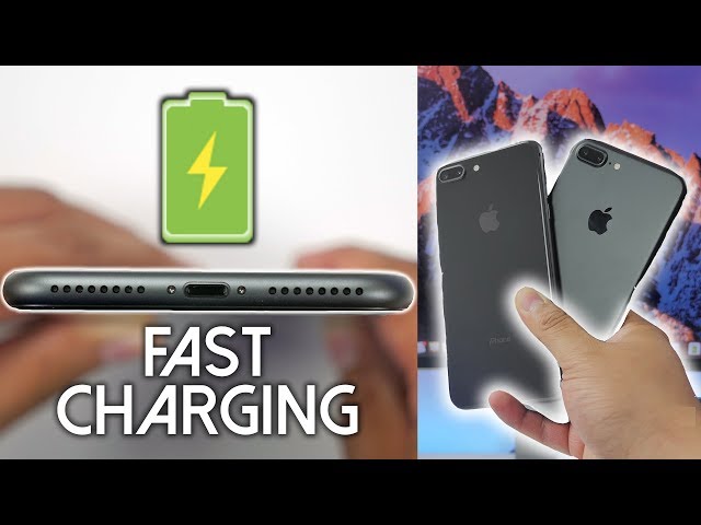 iPhone 8 Plus How FAST is Fast Charging iPhone 7 Plus Comparison YouTube