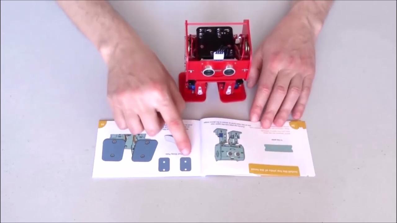 Assemble Penguin-Bot Arduino Robot KIT Ver1 - Step 11: Finish the Robot - YouTube