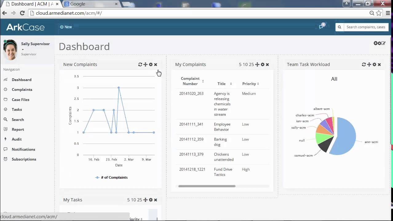 ArkCase Customizing Your Dashboard - YouTube