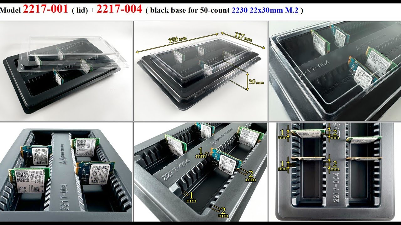 2230 M2 plastic doosverpakking - YouTube