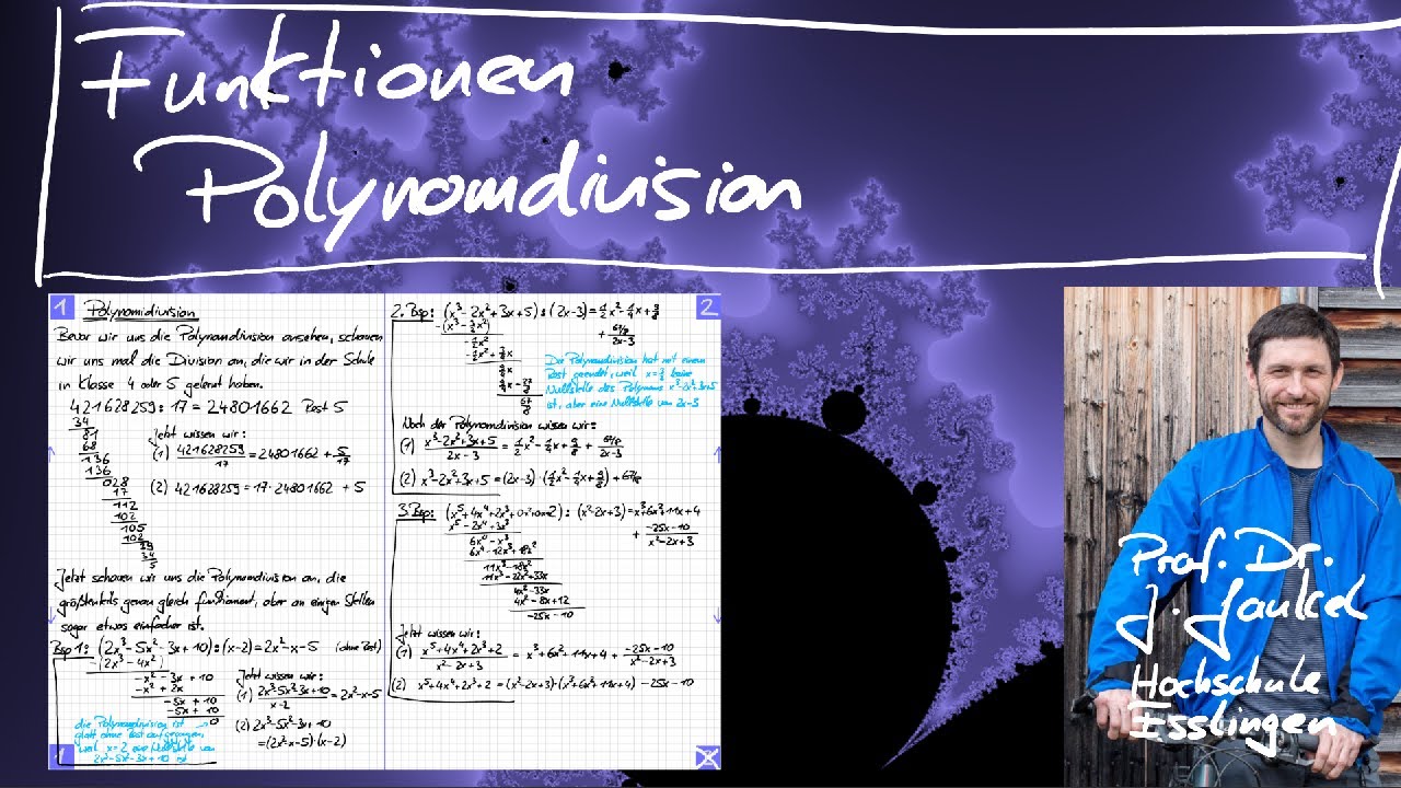 Funktionen - Teil 12.5 - Polynomdivision - YouTube