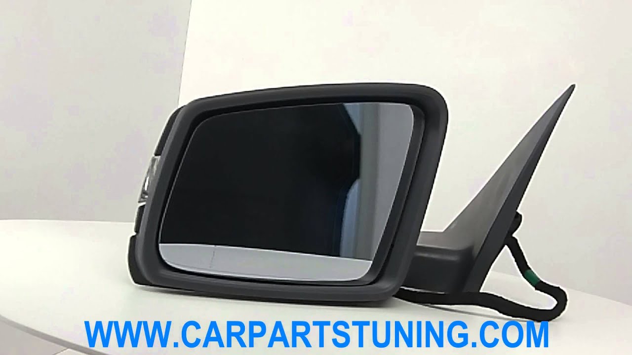 Complete Mirror Assembly for Mercedes-Benz S CLASS W221 by KITT - YouTube