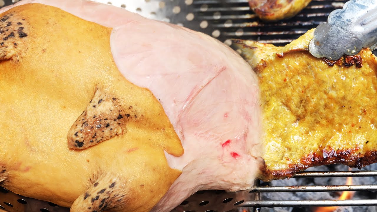 How to Cooking Grilled Cow Breast Tasty Recipe - YouTube