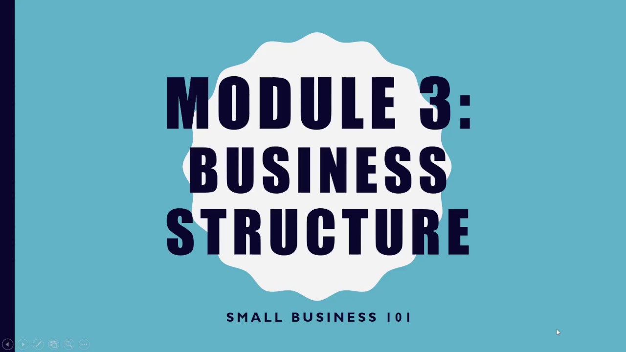 Starting Your Business 101: Business Structure - YouTube