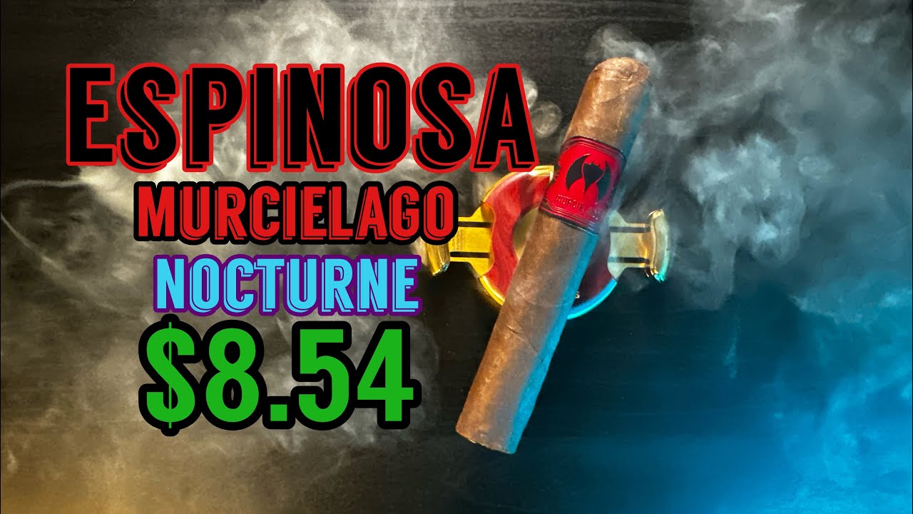 Espinosa Murcielago Nocturne (Red Batman) Cigar Review - YouTube