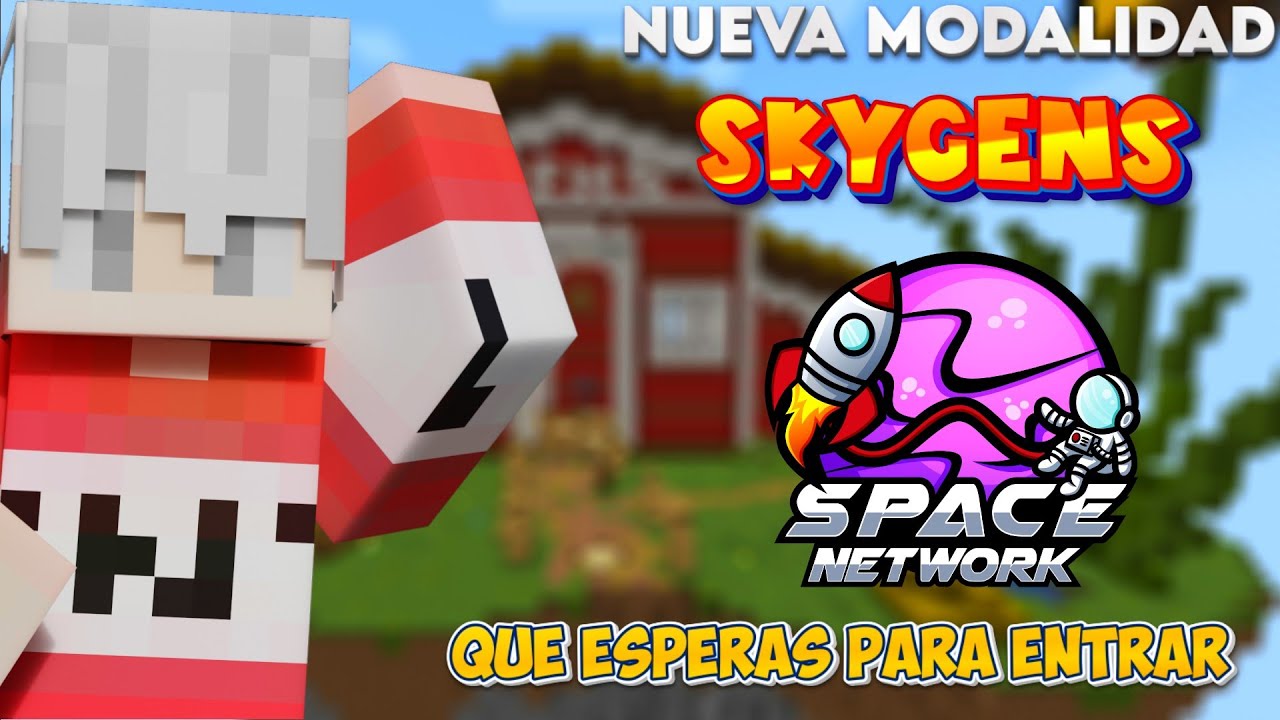 NUEVA MODALIDAD SKYGENS ENTRA Y DISFRUTA MINECRAF - YouTube