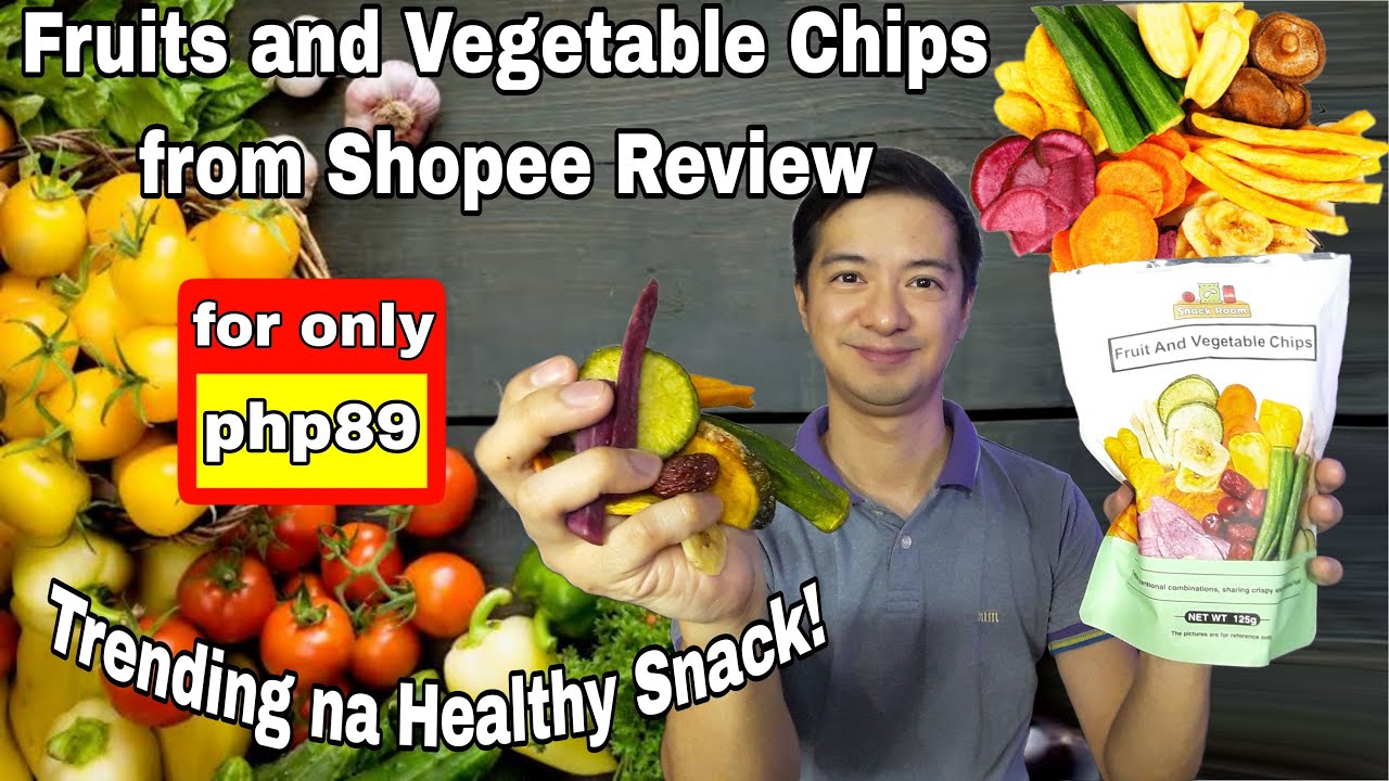 FRUITS AND VEGETABLE CHIPS FROM SHOPEE REVIEW. MASARAP AT SULIT BA ...