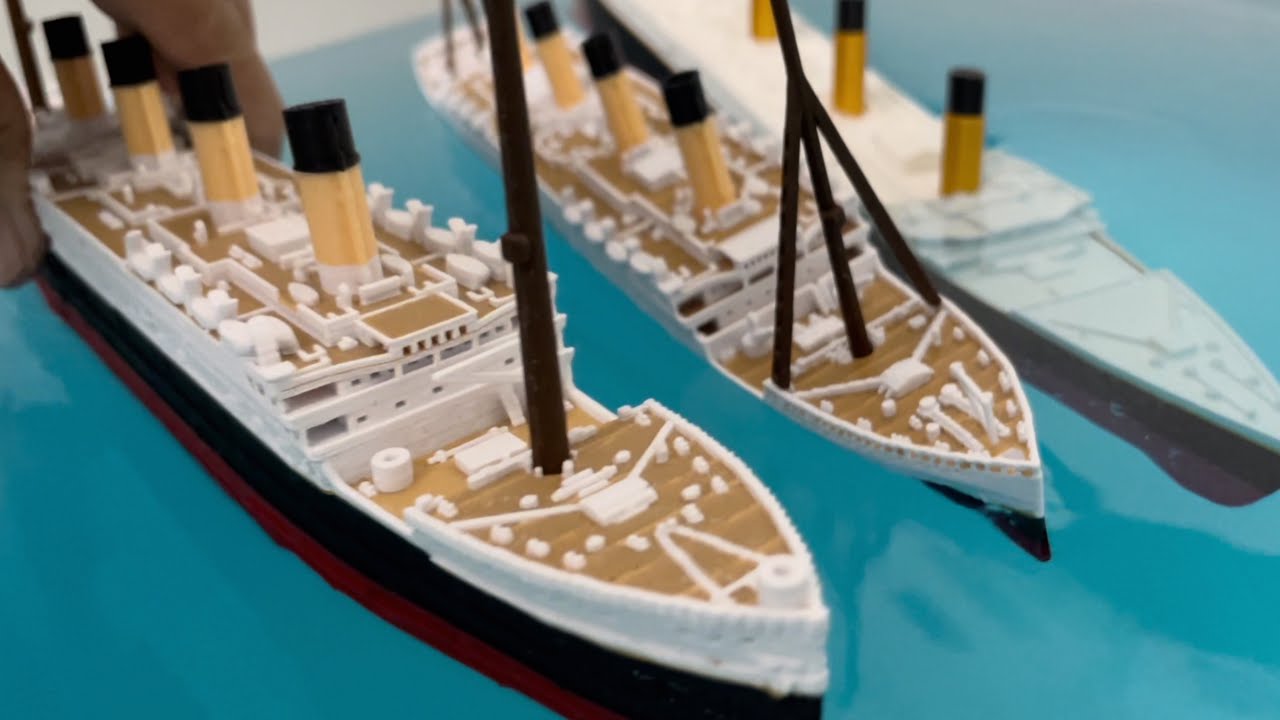 Three Titanic Submersible Model Tested in the Water and back to Back ...