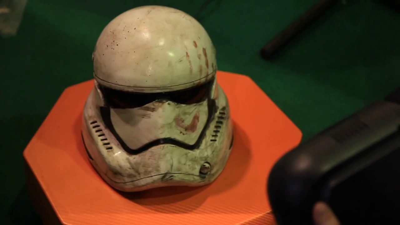 Scanning Star Wars Helmet with DRAKE 3D scanner - YouTube