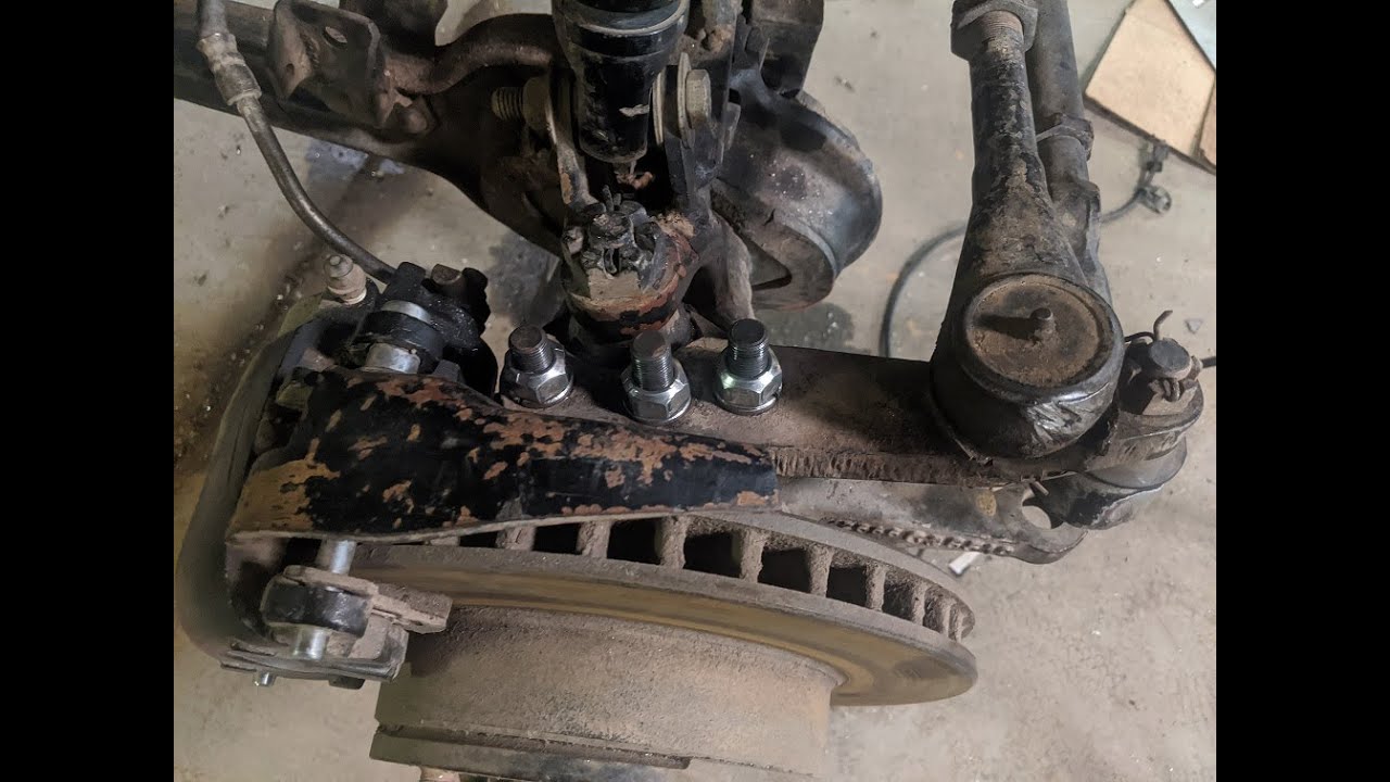 Broken High Steer Arm Bolts - YouTube